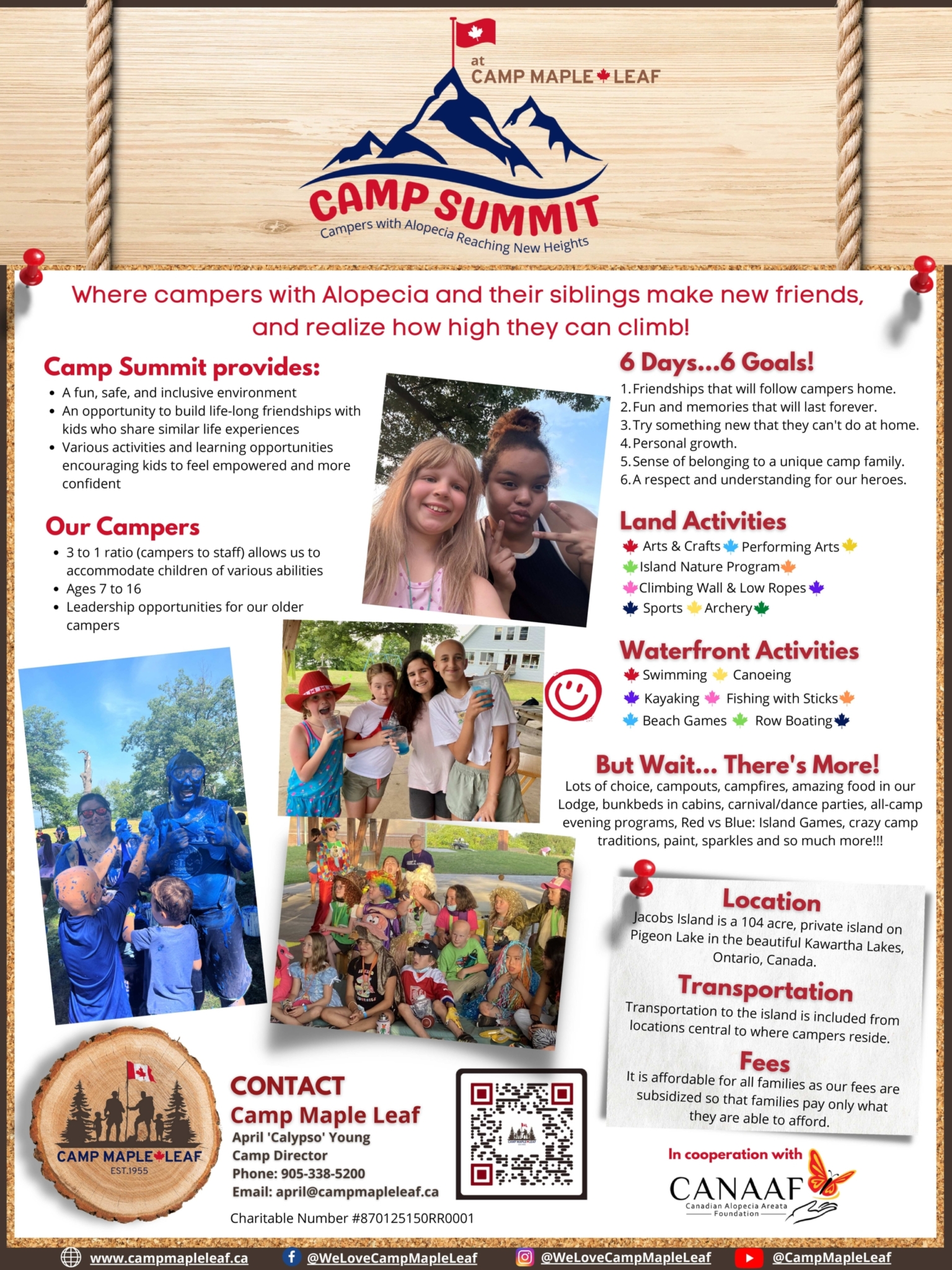 Camp Summit Brochure Canadian Alopecia Areata Foundation
